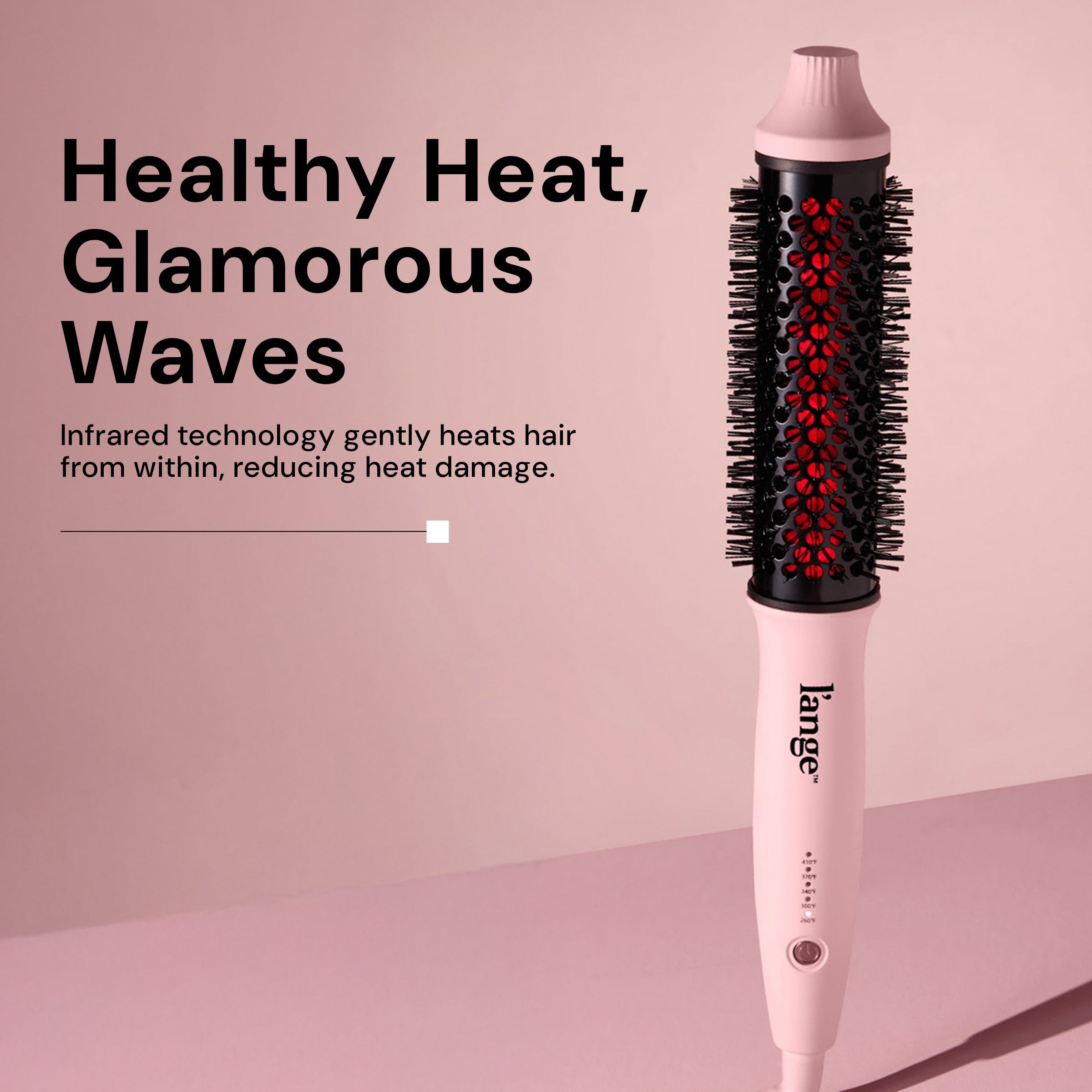 GlamWave Infrared Thermal Ionic Brush - L'ange Hair