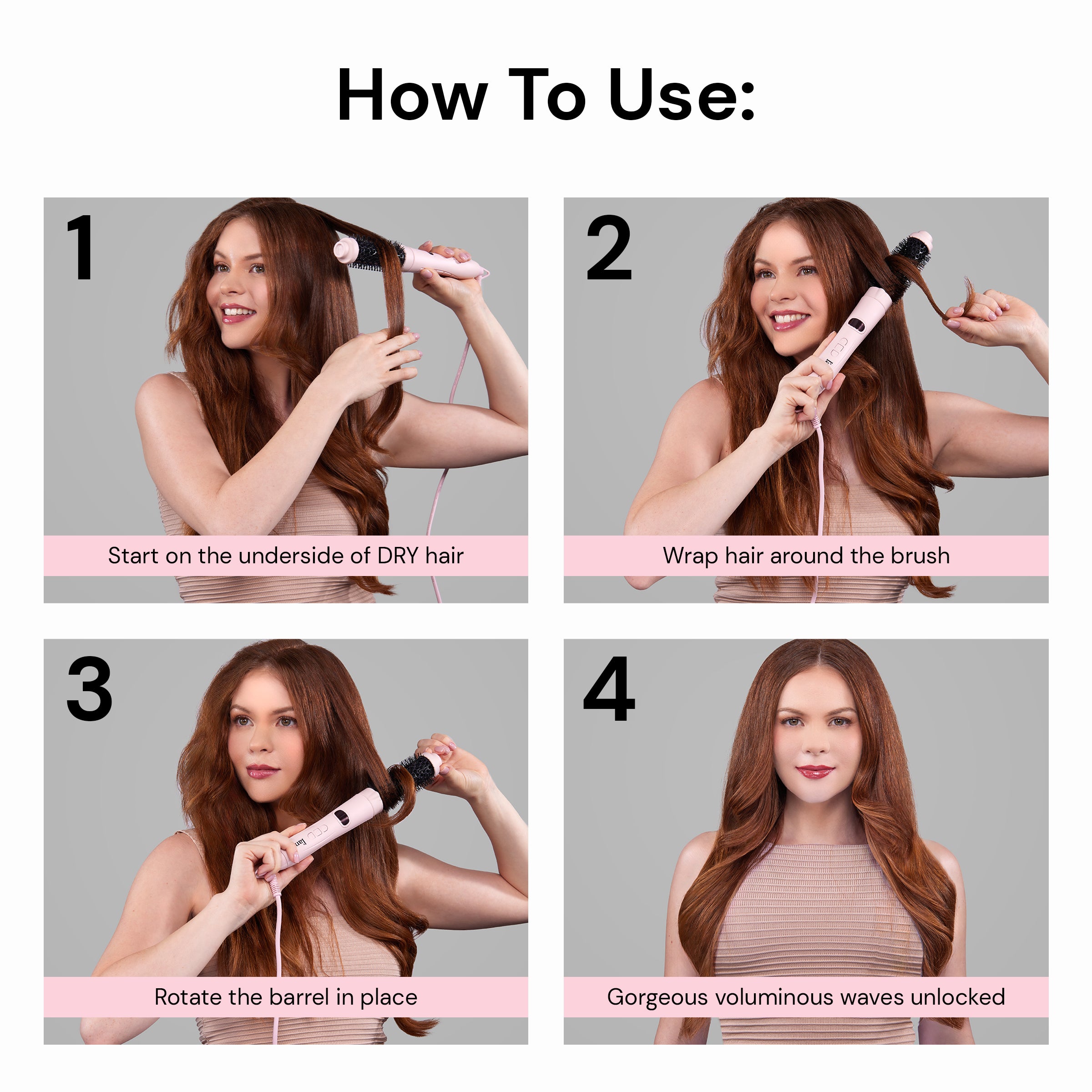 GlamWave Thermal Ionic Brush - L'ange Hair