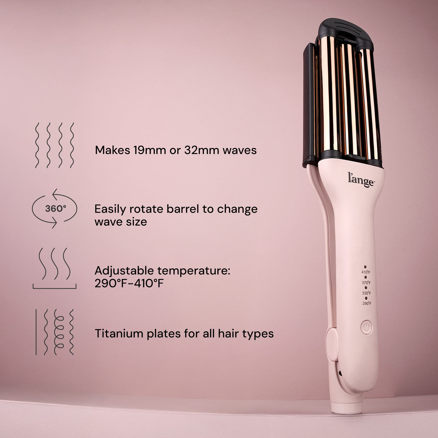 VersaWaver Adjustable Titanium Waver - L'ange Hair