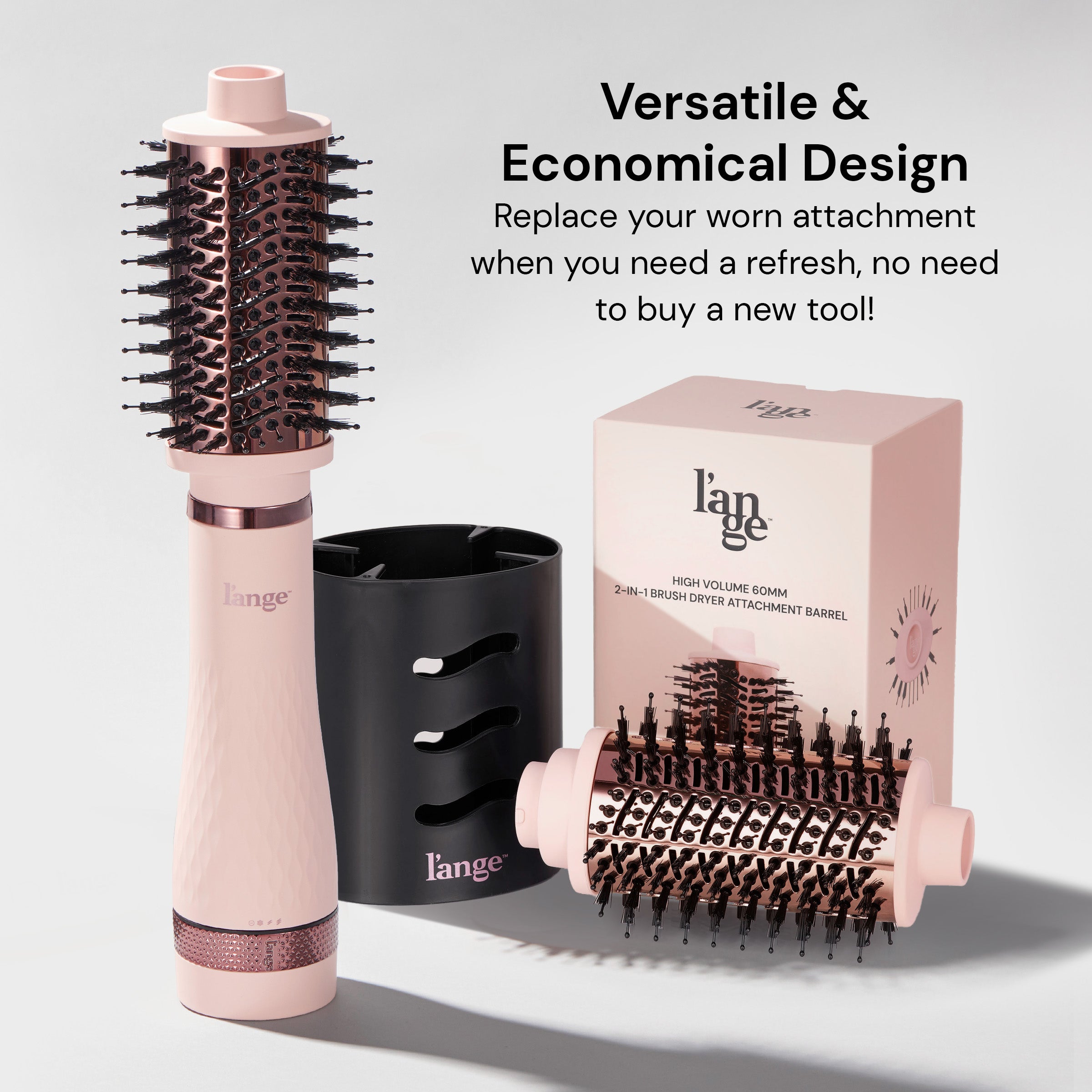 Multi - Volume Series 2 - in - 1 Interchangeable Brush Dryer - L'ange Hair